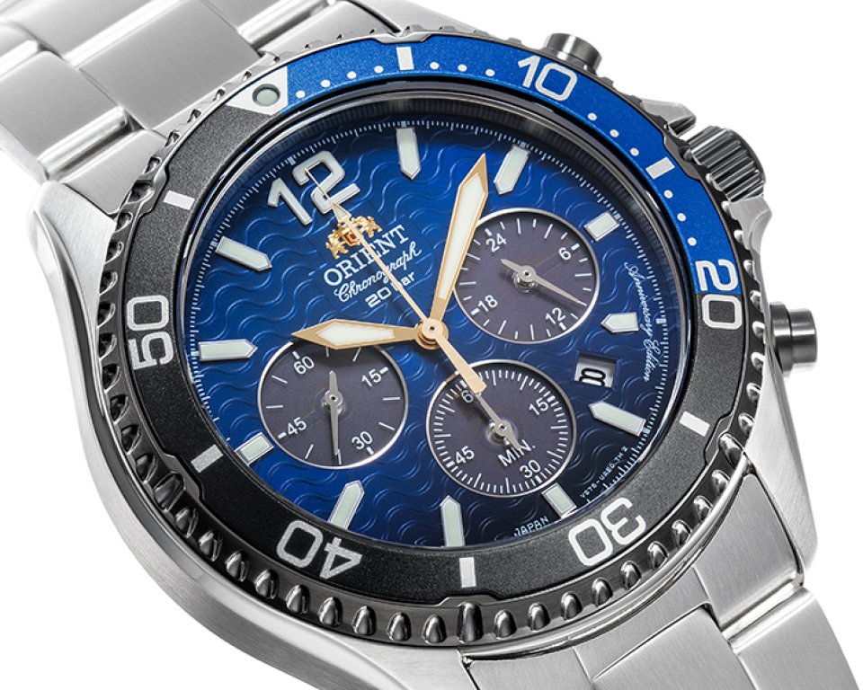 オリエントが『Orient Mako(オリエントマコ)』20周年記念限定モデルを含む、クロノグラフのカラーバリエーション 4作を発売 ...